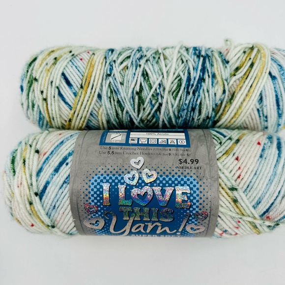 I LOVE THIS YARN | Office | I Love This Yarn Print Birdsong Variegated ...